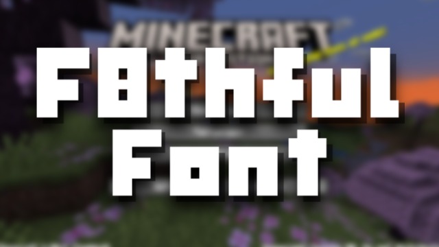 F8thful Font - Ewan Howell